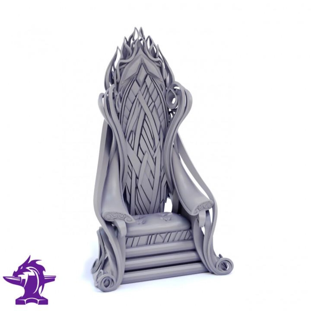 Elven Throne Dungeons and Dragons Dnd D&D Miniature Resin 28mm ...