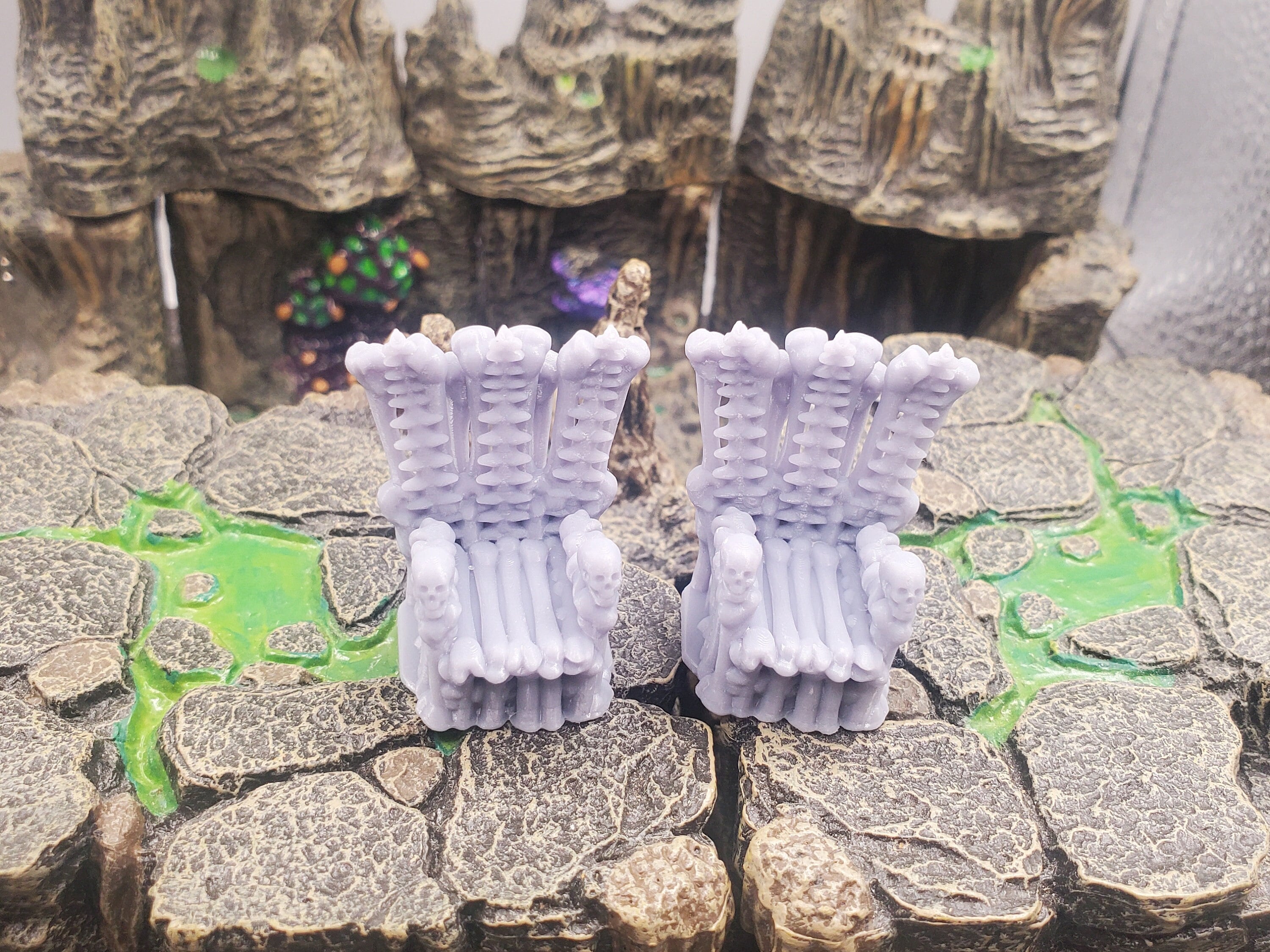 28mm Bone Throne and Two Bone Chairs Dungeons & Dragons - Etsy