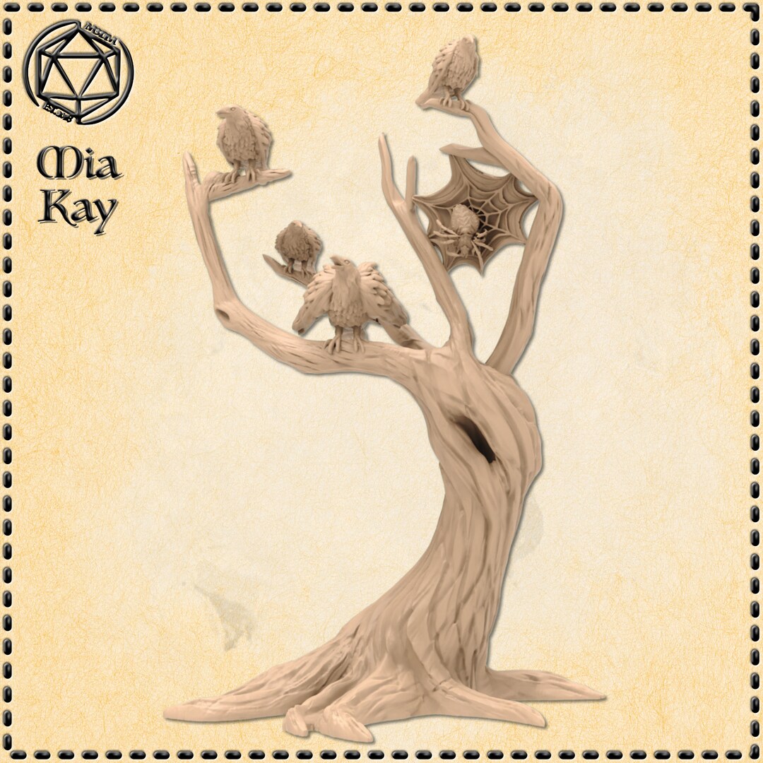 28mm Raven Tree D&D 5e Dungeons and Dragons Pathfinder Fantasy RPG ...