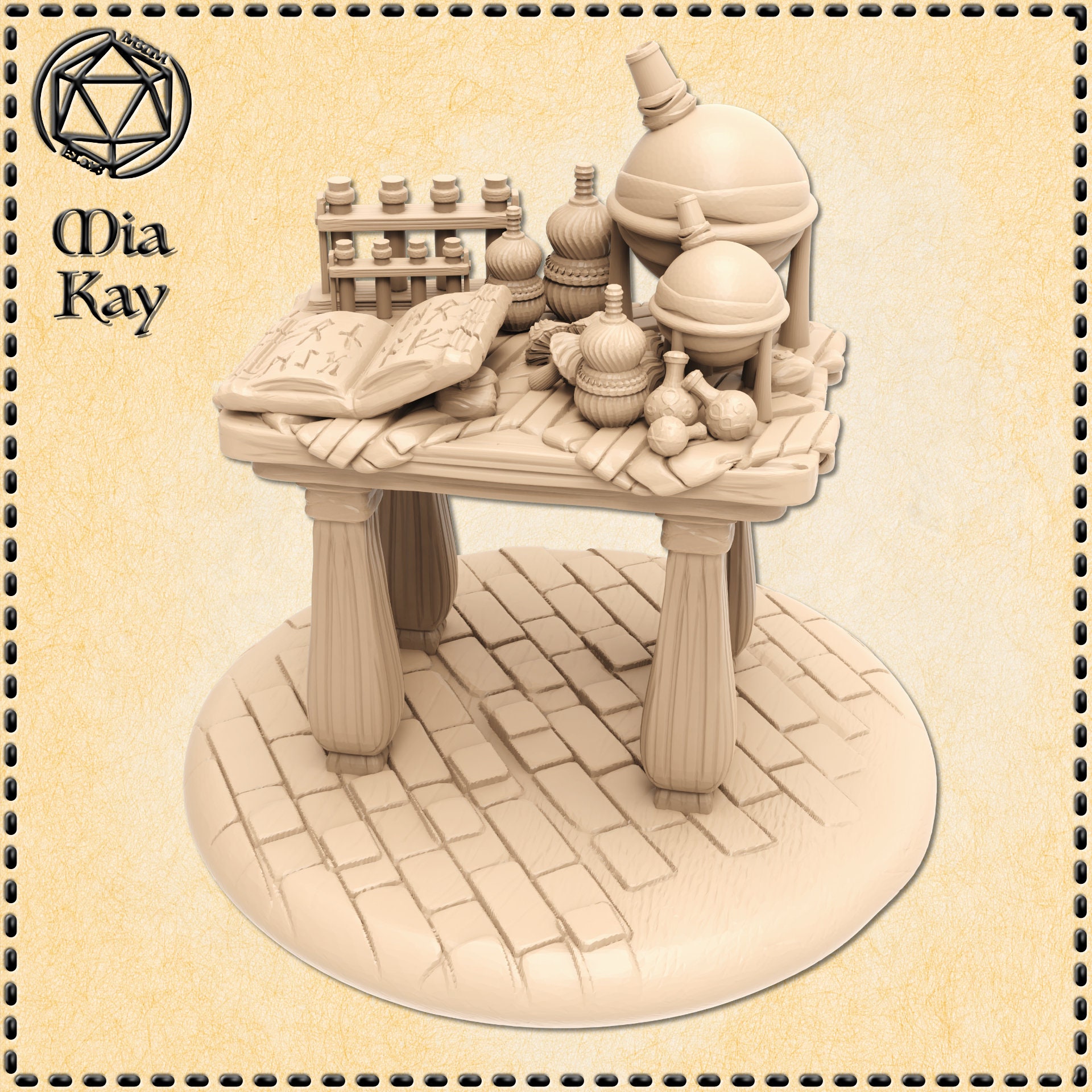 28mm Alchemy Table D&D 5e Dungeons and Dragons - Etsy