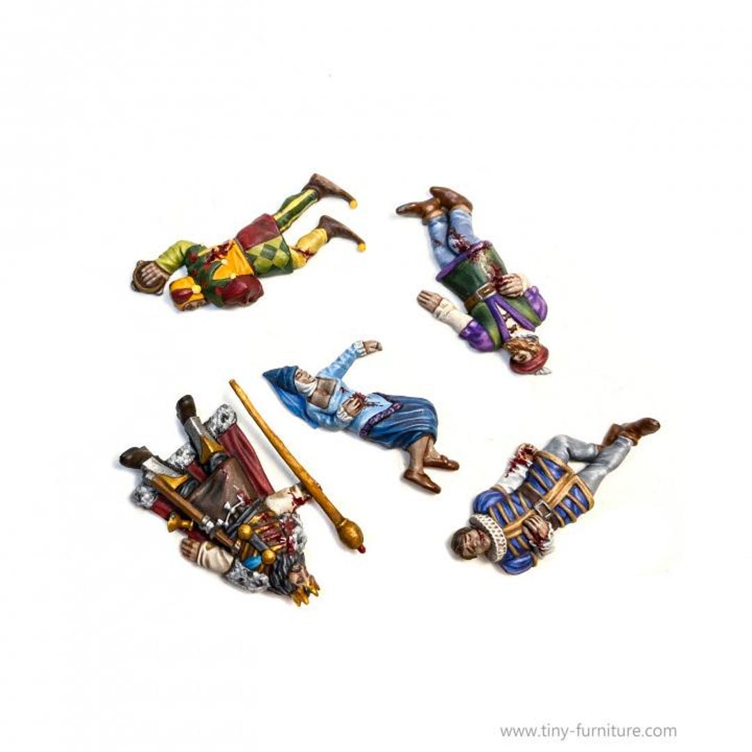 5 Dead Nobles | Dungeons & Dragons | King | TTRPG | 28mm Miniature ...