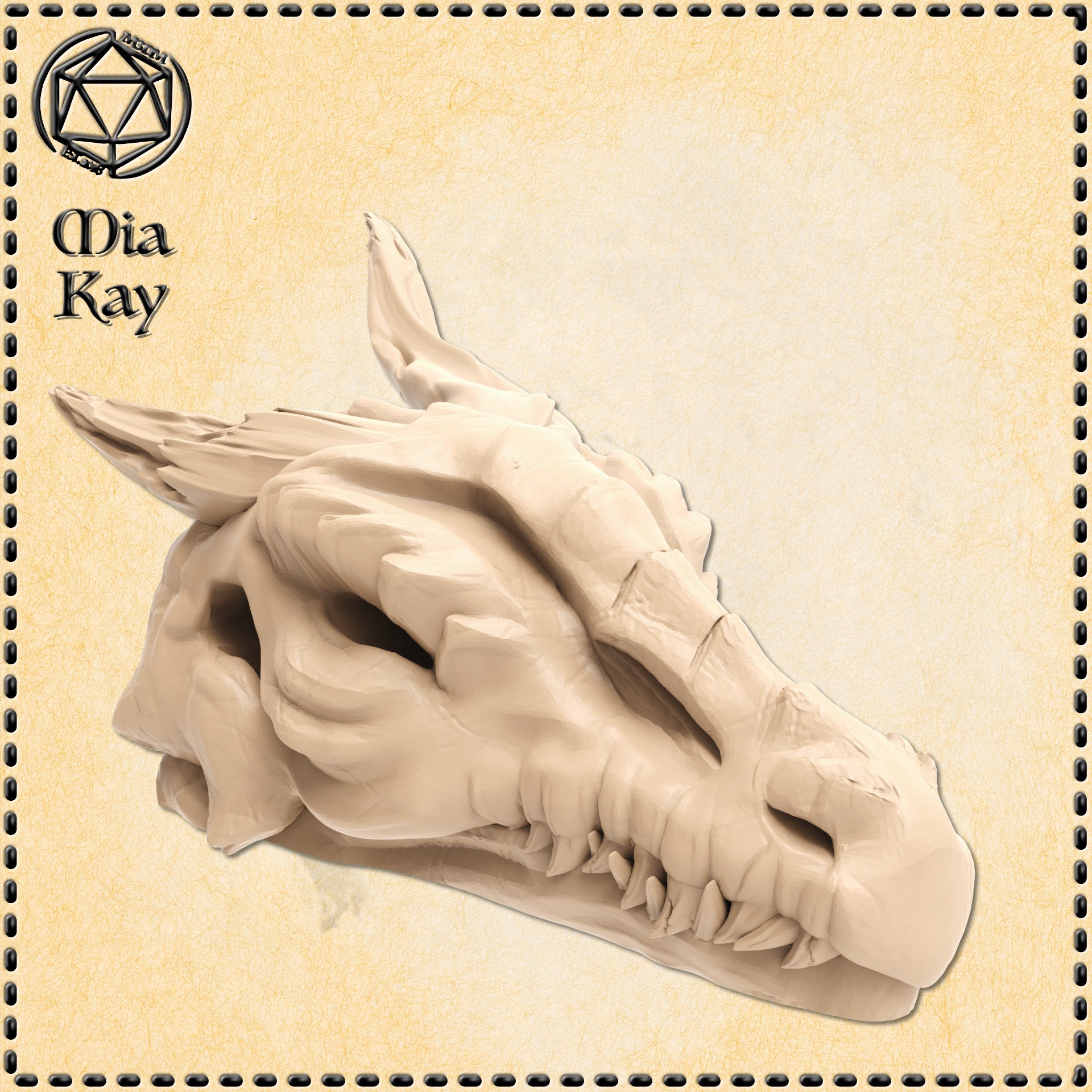 28mm Dragon Skull | D&D 5e | Dungeons and Dragons | Pathfinder ...