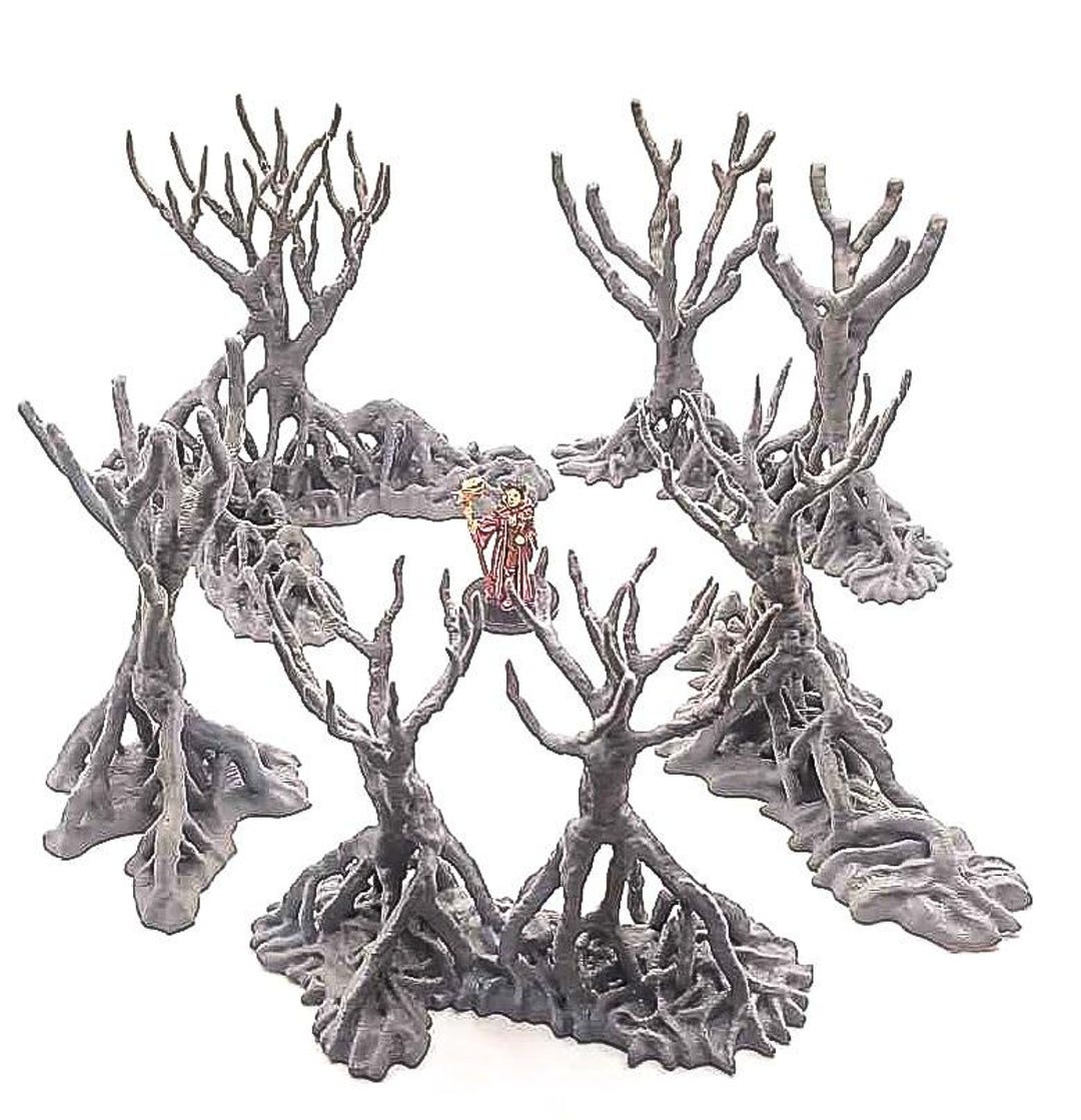Mangrove Trees Set of 5 | Terrain | Dungeons & Dragons | Pathfinder ...