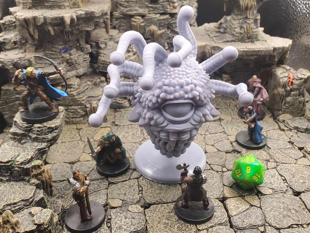 Huge Eye Beast Tyrant Beholder Dungeons & Dragons Pathfinder TTRPG ...