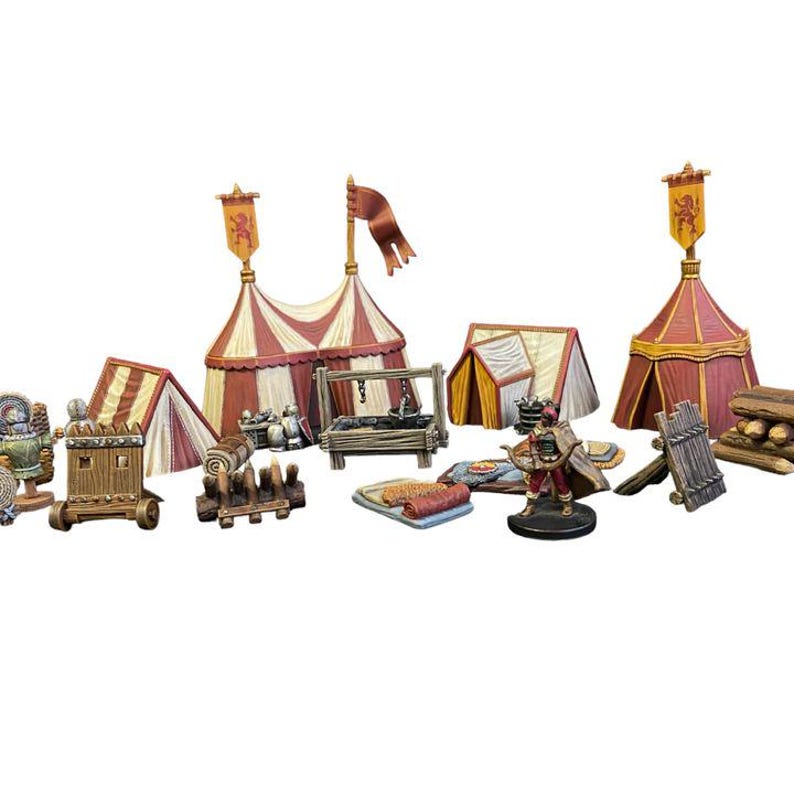 Knight's Encampment | Dungeons & Dragons | Knights | TTRPG | Miniature ...
