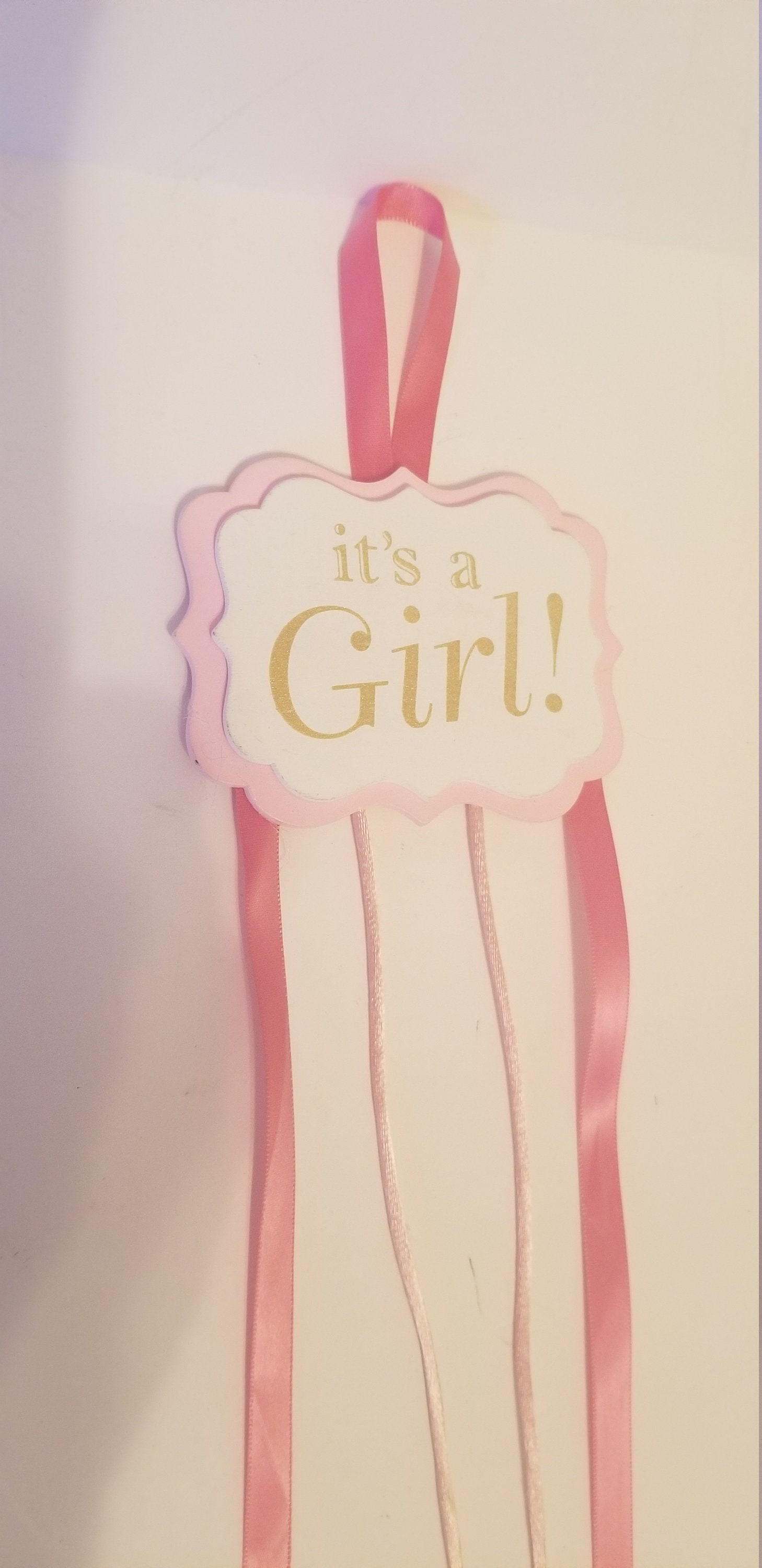 PINK Bow Holder, Barrette Hanger Holder, Newborn, Infant, Toddlers ...