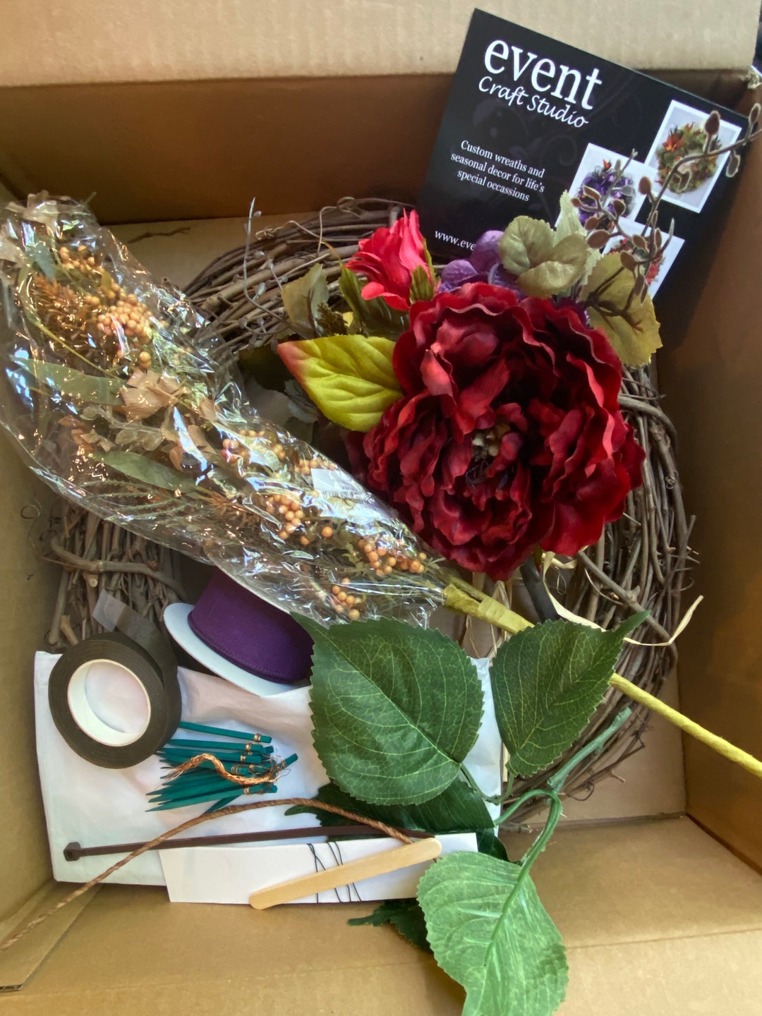 DIY Wreath Kit, Fall Wreath Kit, Complete Wreath Kit, Elegant Fall ...