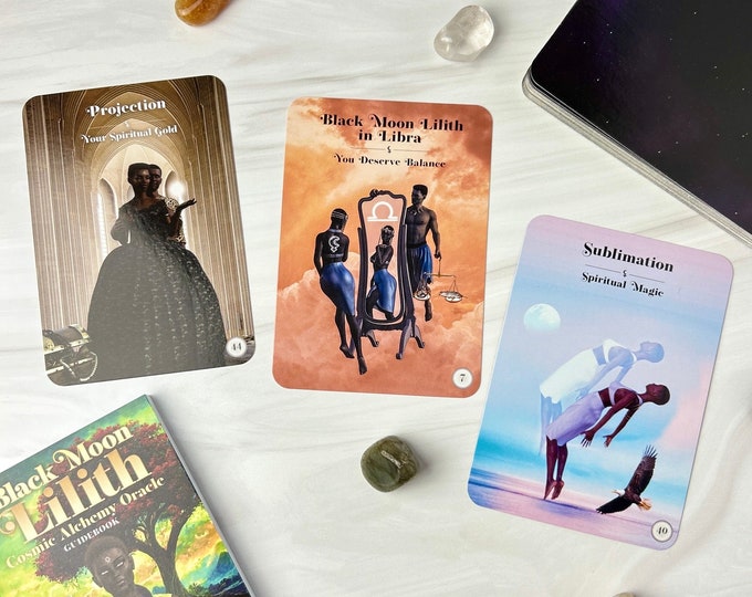 Black Moon Lilith Oracle Deck, Cosmic Alchemy Oracle | This Oracle ...