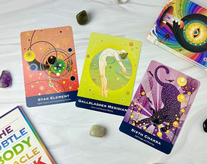 The Subtle Body Oracle Deck, Chakra Deck | This Oracle Divination Set ...
