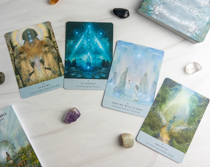 The Ancient Stones Oracle Deck | This Oracle Divination Set Has 44 ...