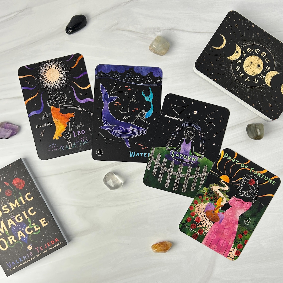 Cosmic Magic Oracle Deck | This Oracle Cards Deck Has 44 Oracle Cards ...