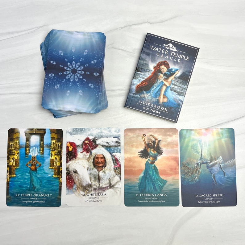The Water Temple Oracle Deck This Oracle Cards Deck Has 44 - Etsy