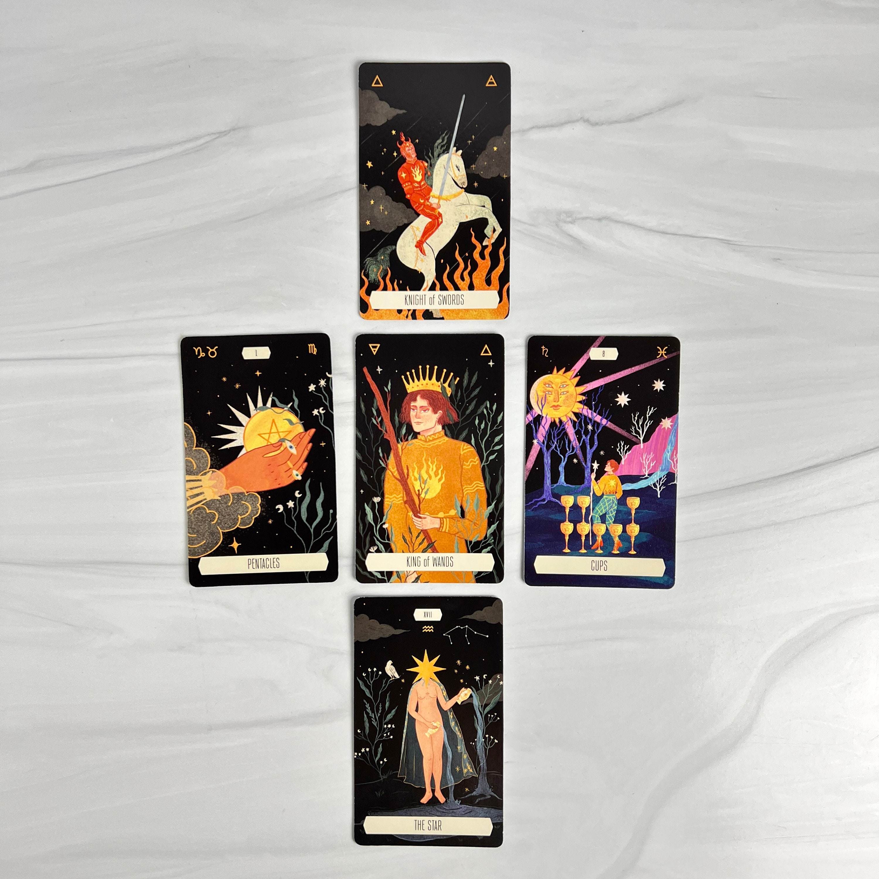 The Zodiac Tarot Deck This Tarot Cards Deck Has 78 Tarot - Etsy Australia