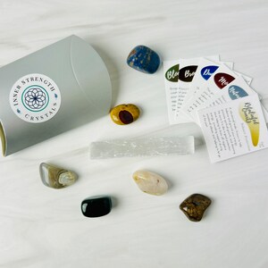 Inner Strength Crystal Set | This Crystal Tumble Gift Box is Full of ...