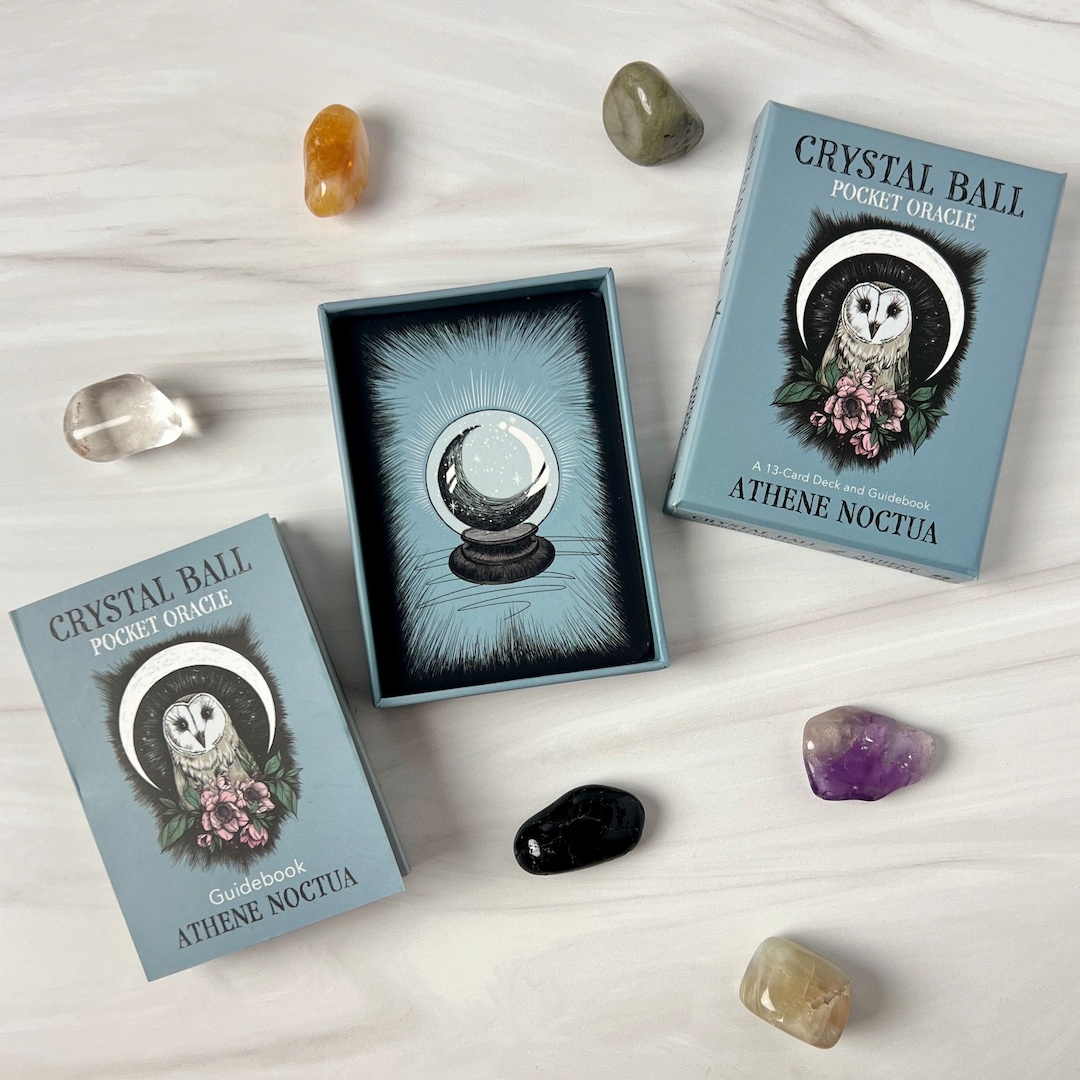 The Crystal Ball Pocket Oracle Deck | This Small, Pocket Sized Oracle ...