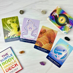 The Subtle Body Oracle Deck, Chakra Deck | This Oracle Divination Set ...