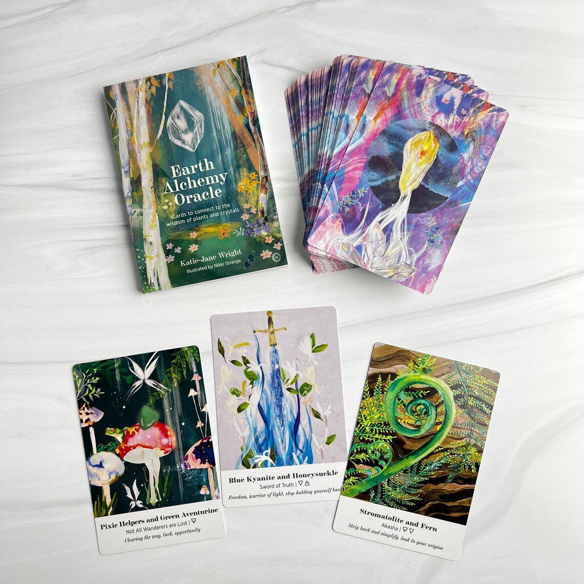 Earth Alchemy Oracle Deck This Oracle Card Deck Has 45 Cards - Etsy