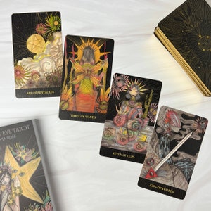 The Mind's Eye Tarot Tarot Deck | This Divination Set Has 78 Gilt Edged ...