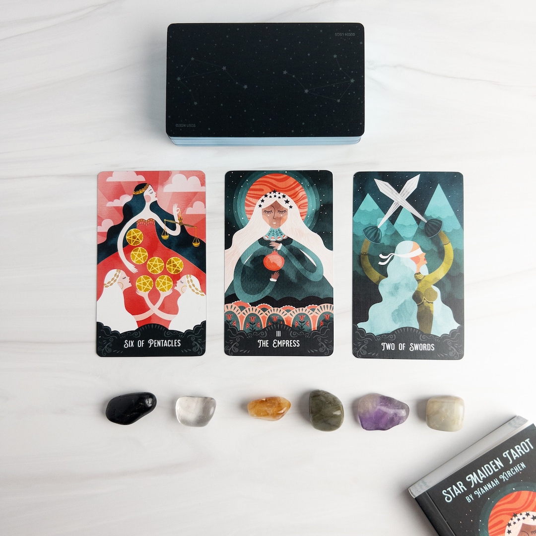 Star Maiden Tarot Deck | This Tarot Cards Deck Has 78 Tarot Cards and ...
