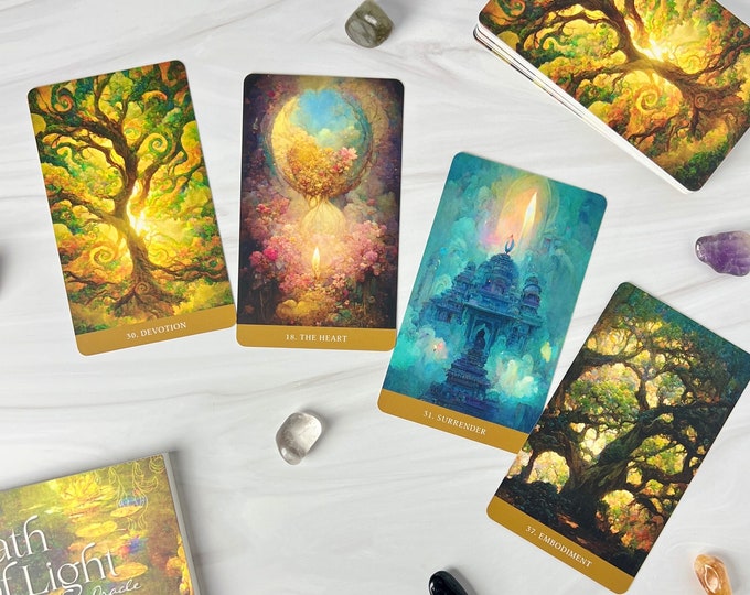 The Path of Light Oracle Deck | This Oracle Divination Set Has 39 ...