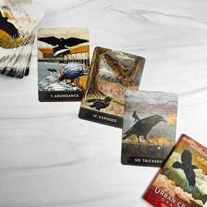 Urban Crow Oracle Deck | This Oracle Cards Deck Has 54 Oracle Cards and ...
