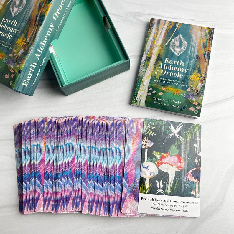 Earth Alchemy Oracle Deck This Oracle Card Deck Has 45 Cards - Etsy