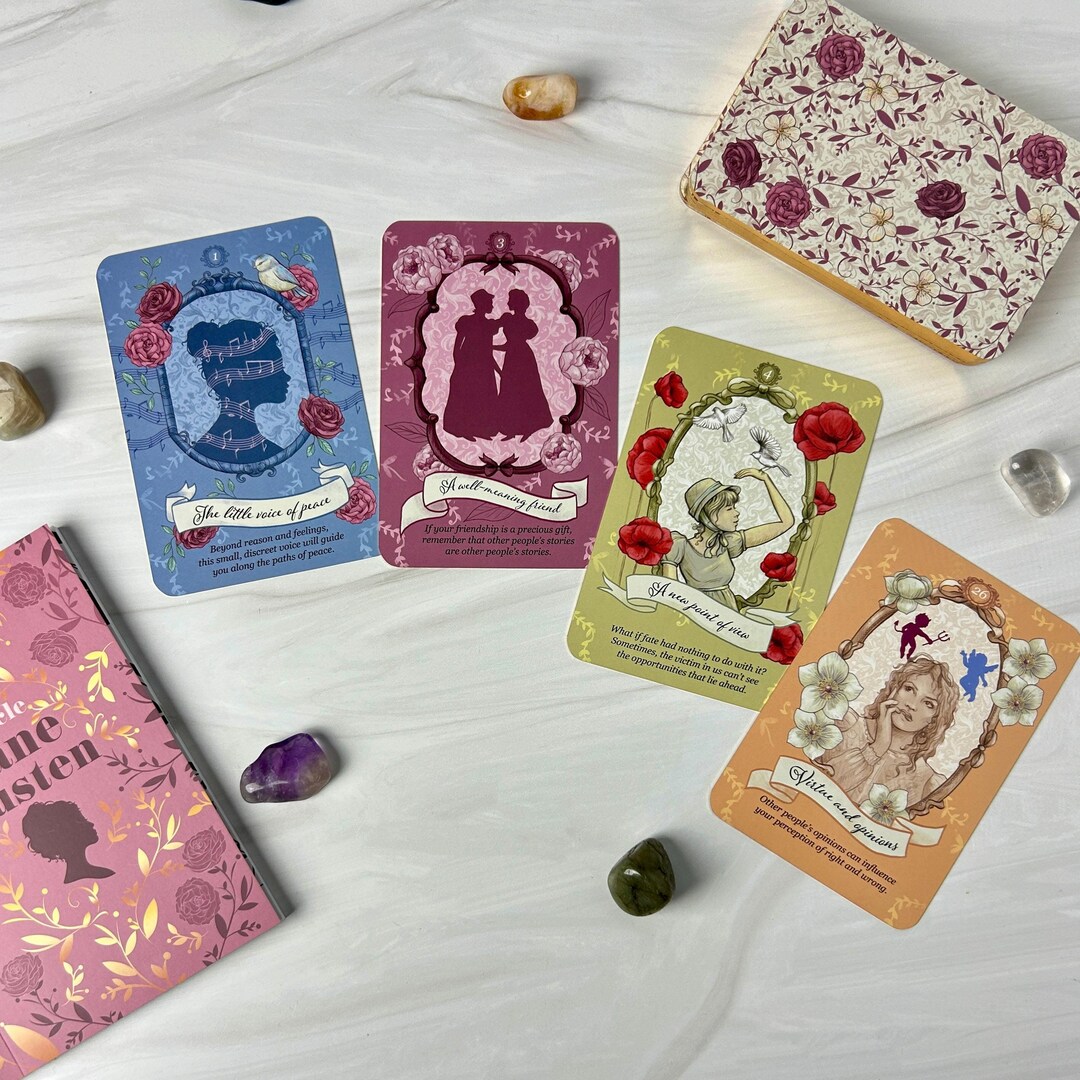 Jane Austen Oracle Deck | This Oracle Cards Deck Has 40 Oracle Cards ...