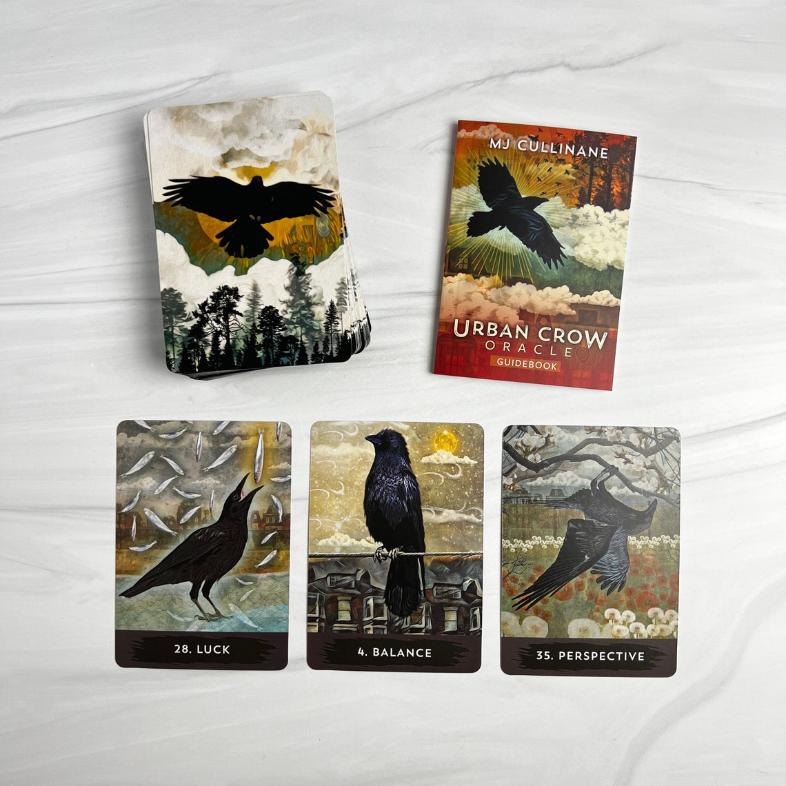 Urban Crow Oracle Deck This Oracle Cards Deck Has 54 Oracle - Etsy