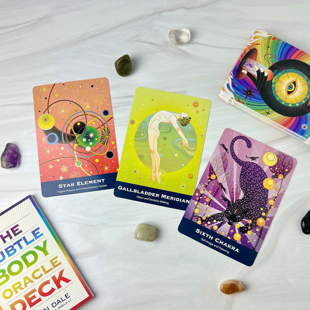 The Subtle Body Oracle Deck, Chakra Deck | This Oracle Divination Set ...