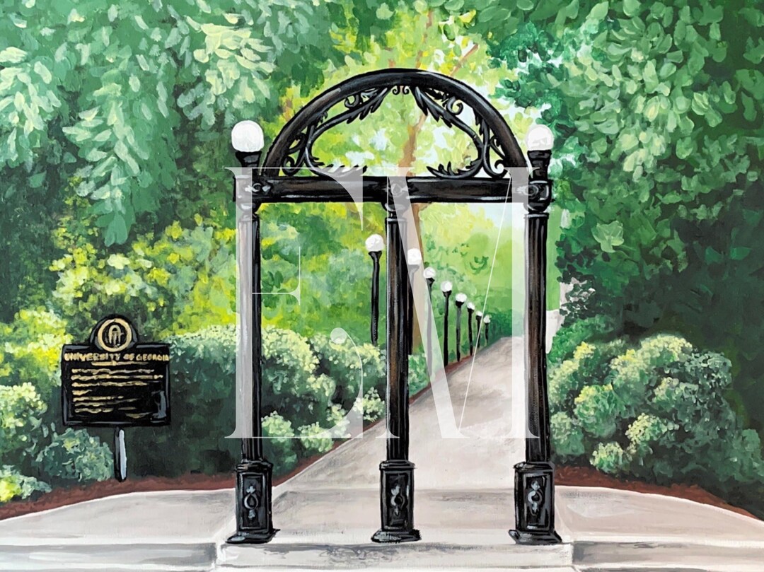 University of Georgia Arches - Etsy