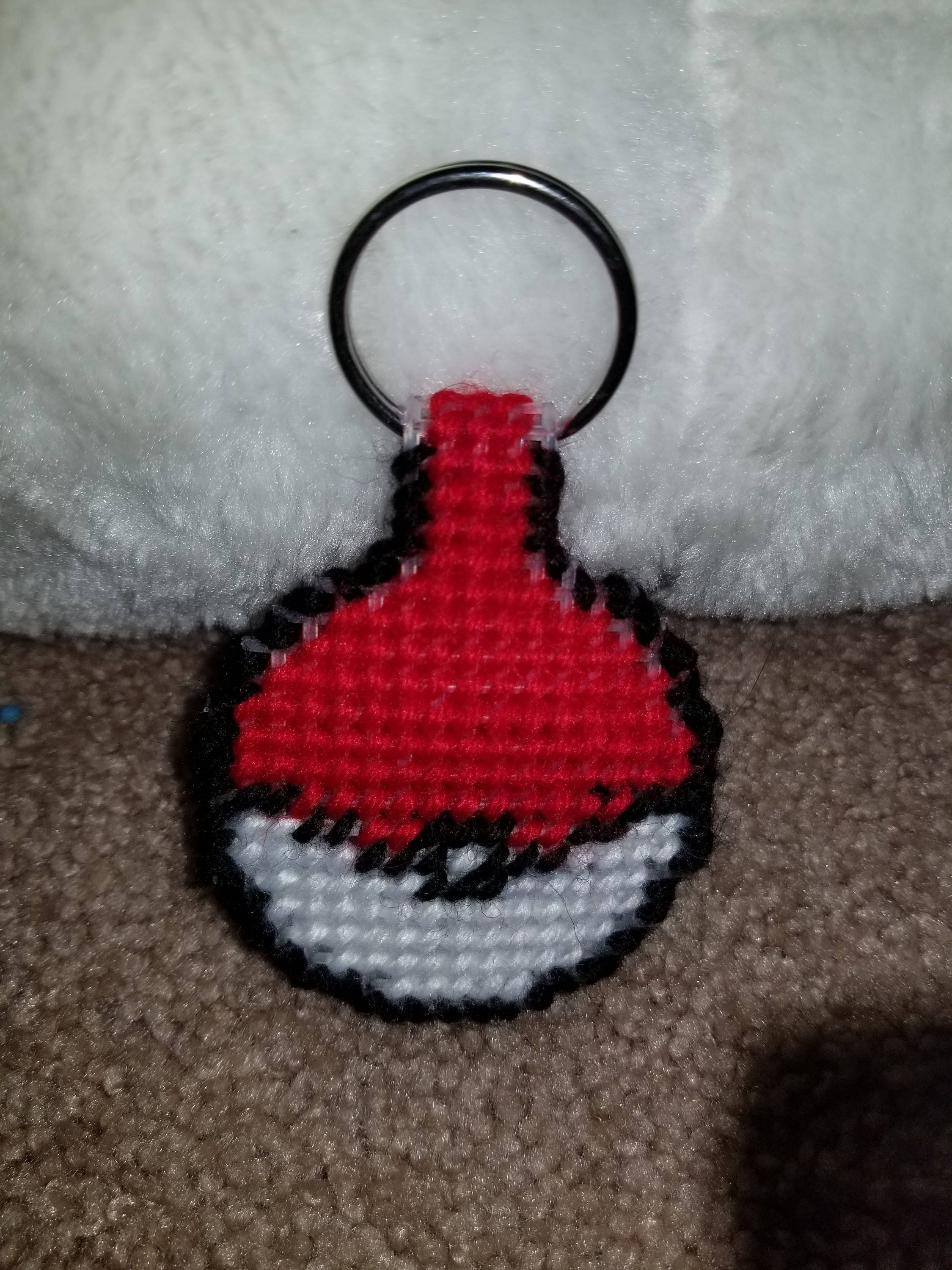 Pokeball Keychain - Etsy