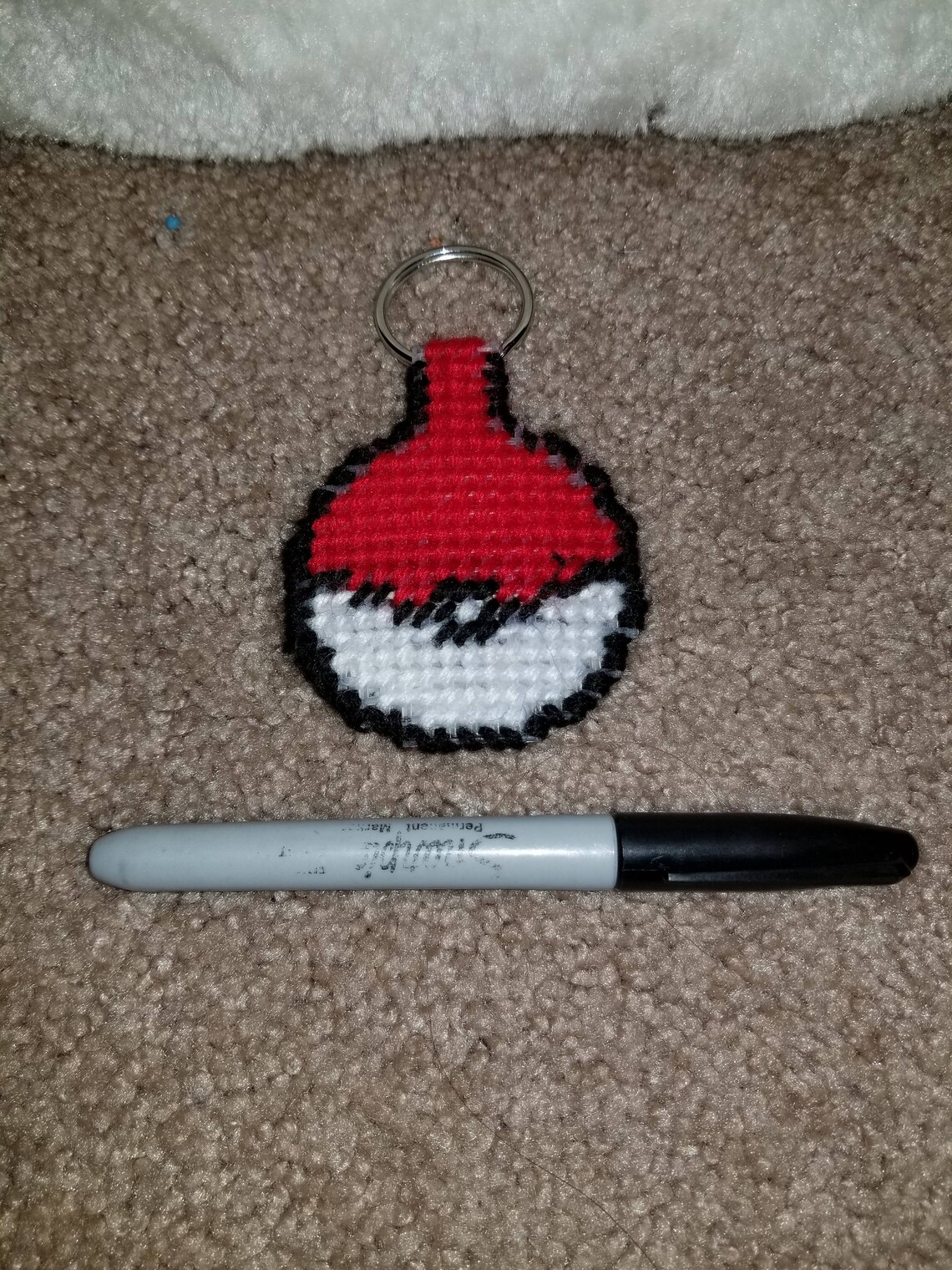 Pokeball Keychain - Etsy