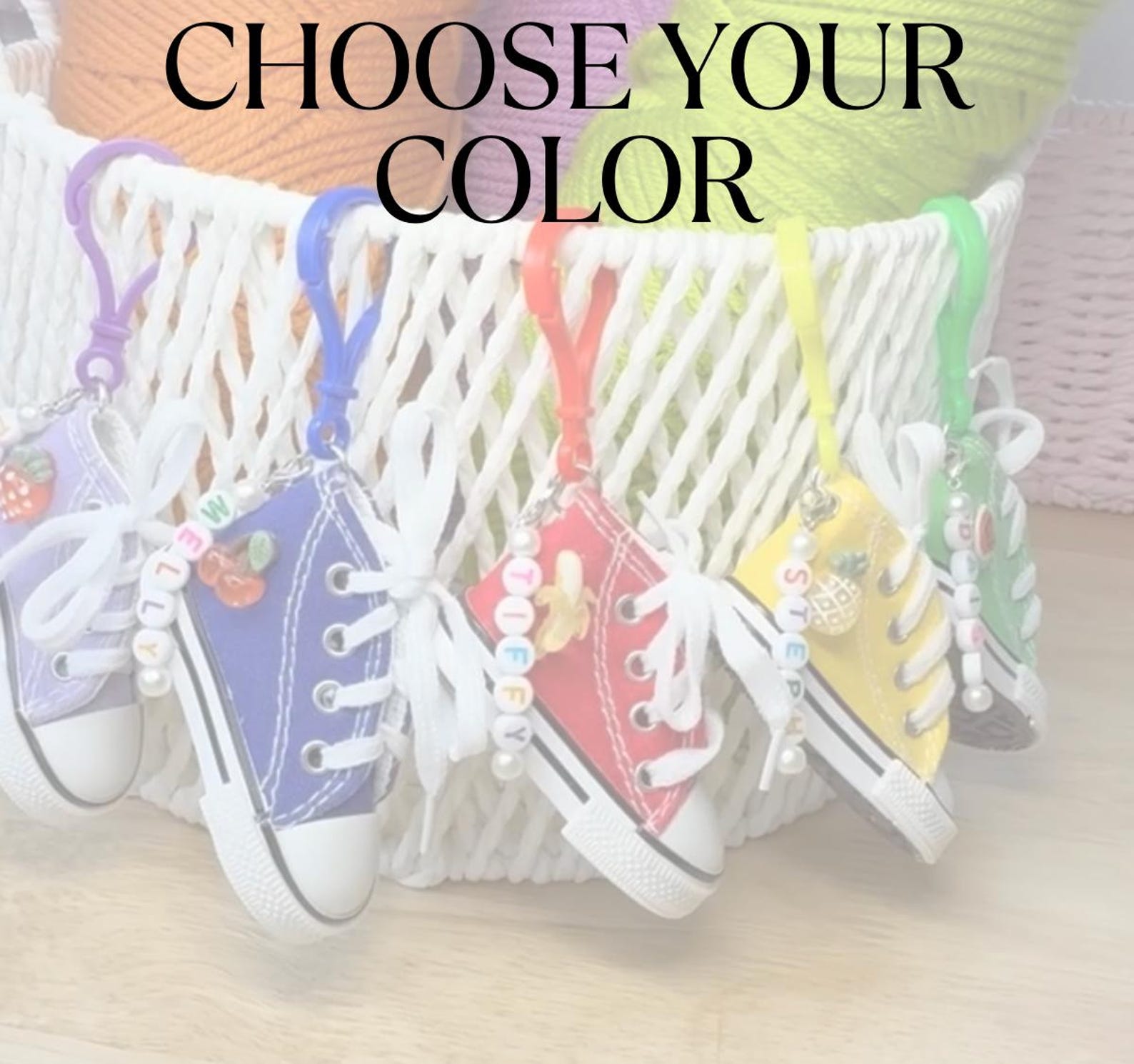 Converse Chuck Taylor All Star- Style Shoe Keychain / Backpack / Purse ...