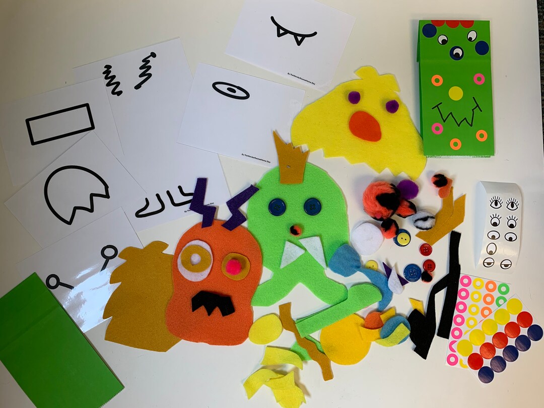 Silly Creatures Craft Kit - Etsy
