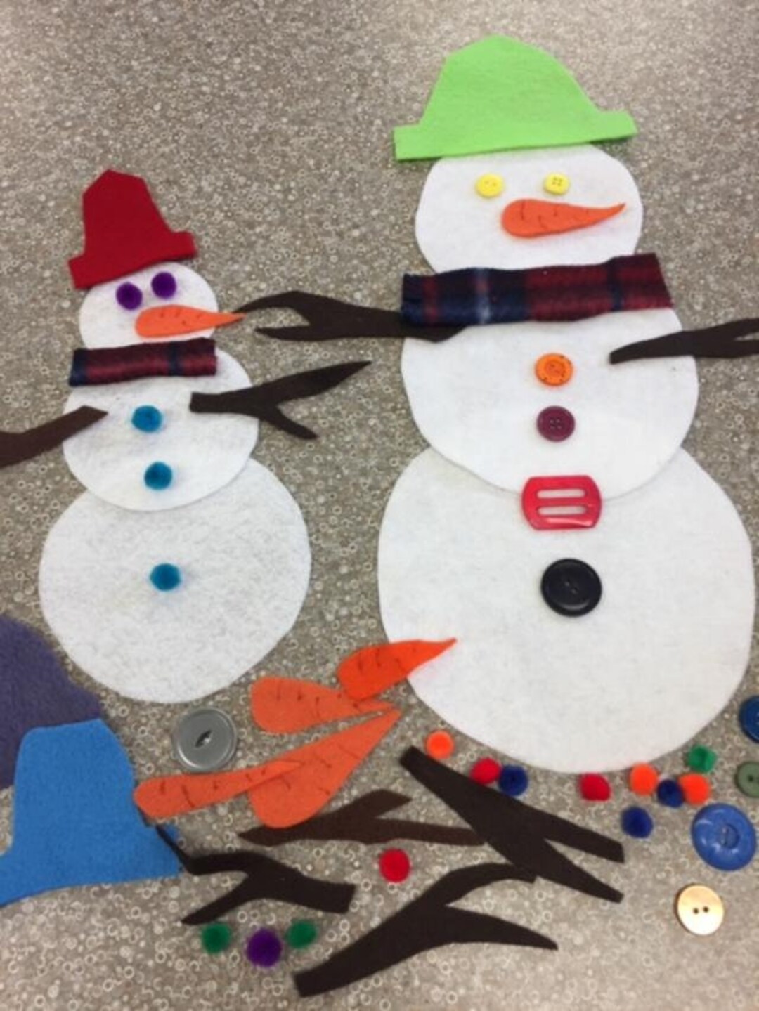 Snowmen Craft Kit - Etsy
