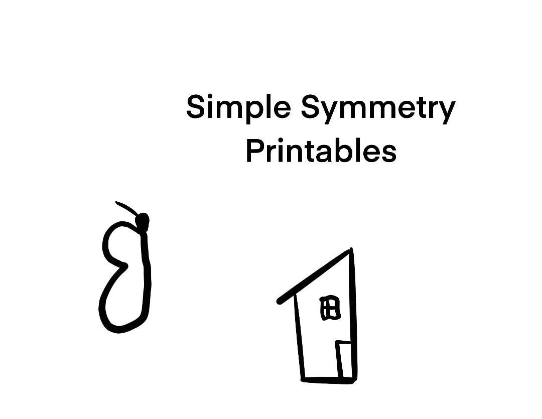 Simple Symmetry Printable - Etsy