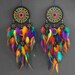 Set of 2 Rainbow Dream Catchers Shield for Nightmares Boho - Etsy