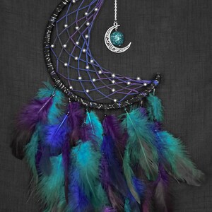 Half Moon Dream Catcher Galaxy Dream Catchers Moon Dreamcatcher Galaxy ...
