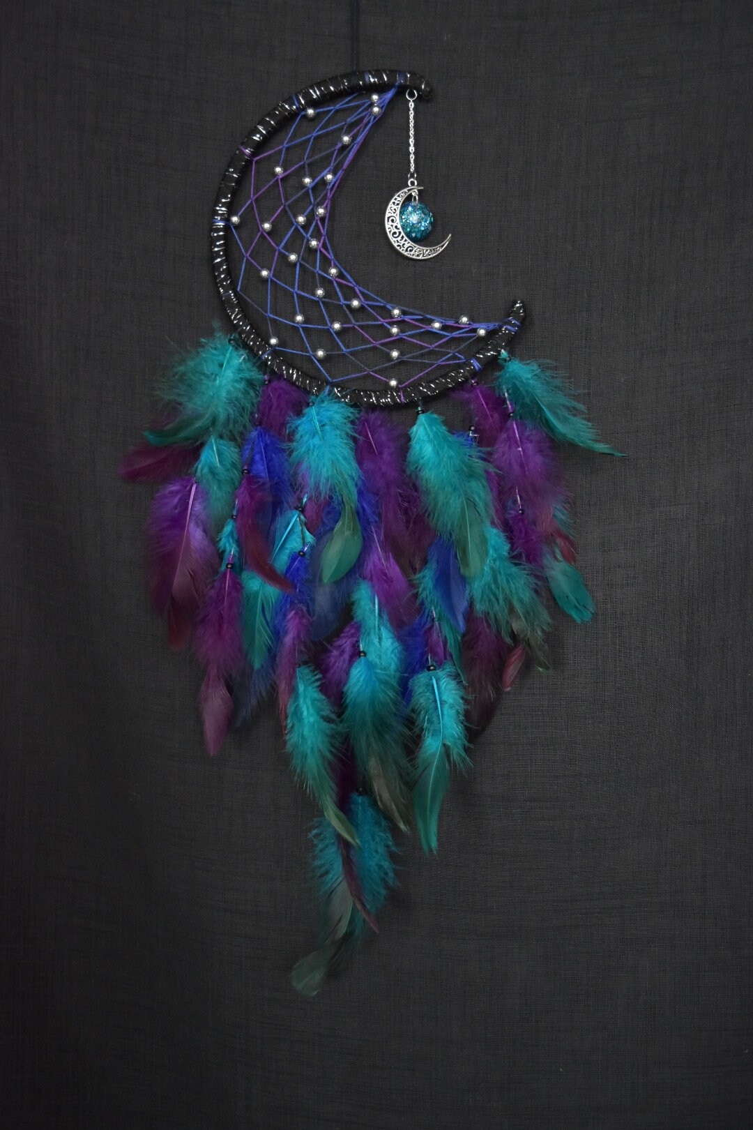Half Moon Dream Catcher Galaxy Dream Catchers Moon Dreamcatcher Galaxy ...