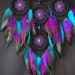 Galaxy Dream Catcher Large Dreamcatcher Nursery Dreamcatcher Blue and ...