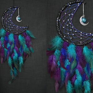Half Moon Dream Catcher Galaxy Dream Catchers Moon Dreamcatcher Galaxy ...