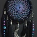 Small Galaxy Dream Catcher, Moon Car Charm, Black Dream Catcher, Gift ...