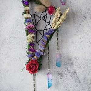 Berkana Rune Crystal Decor Bjarkan North Pagan Wreath Floral | Etsy