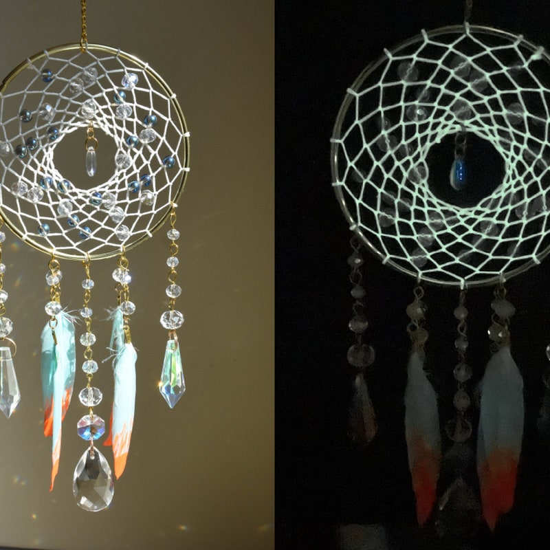 Crystal Dream Catcher - Etsy