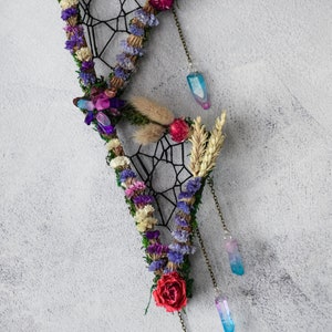 Berkana Rune Crystal Decor Bjarkan North Pagan Wreath Floral | Etsy