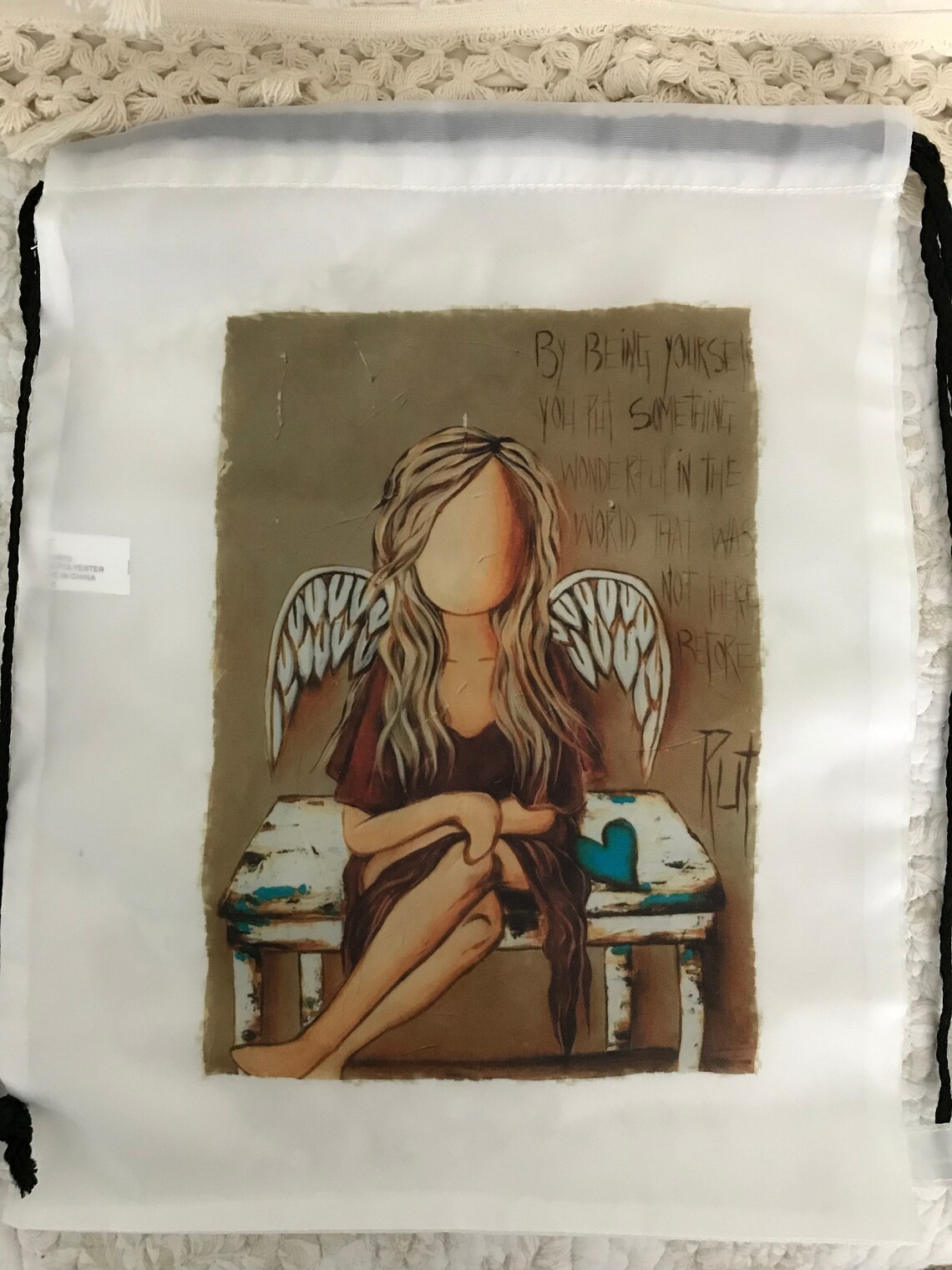 Rut Angel Draw String Bags - Etsy