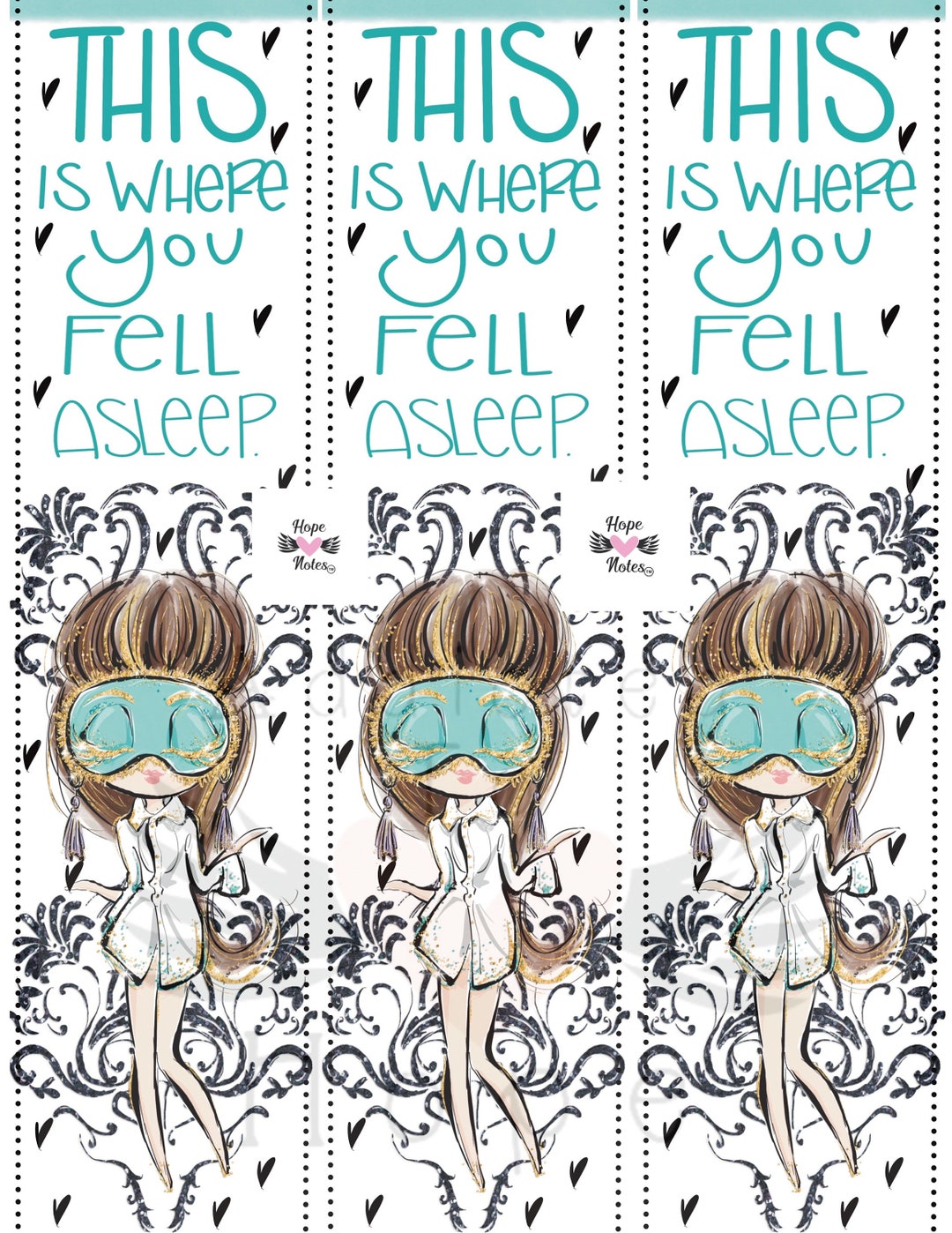 Bookmarks/ Books/ Printable Bookmarks/ Breakfast Tiffany/download ...