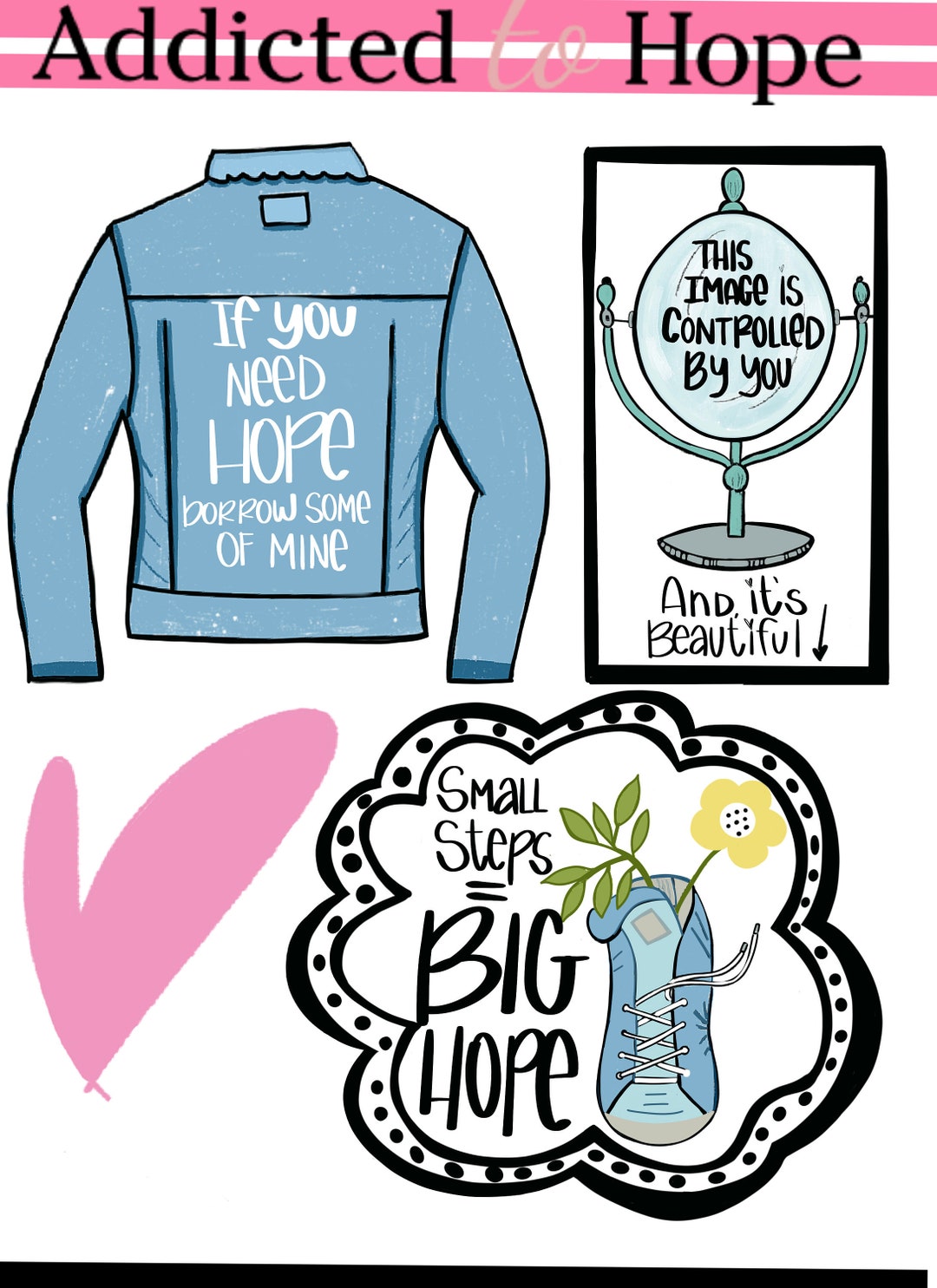 Recovery Stickers, Journal/planner Stickers, Journal Prompts-hope - Etsy