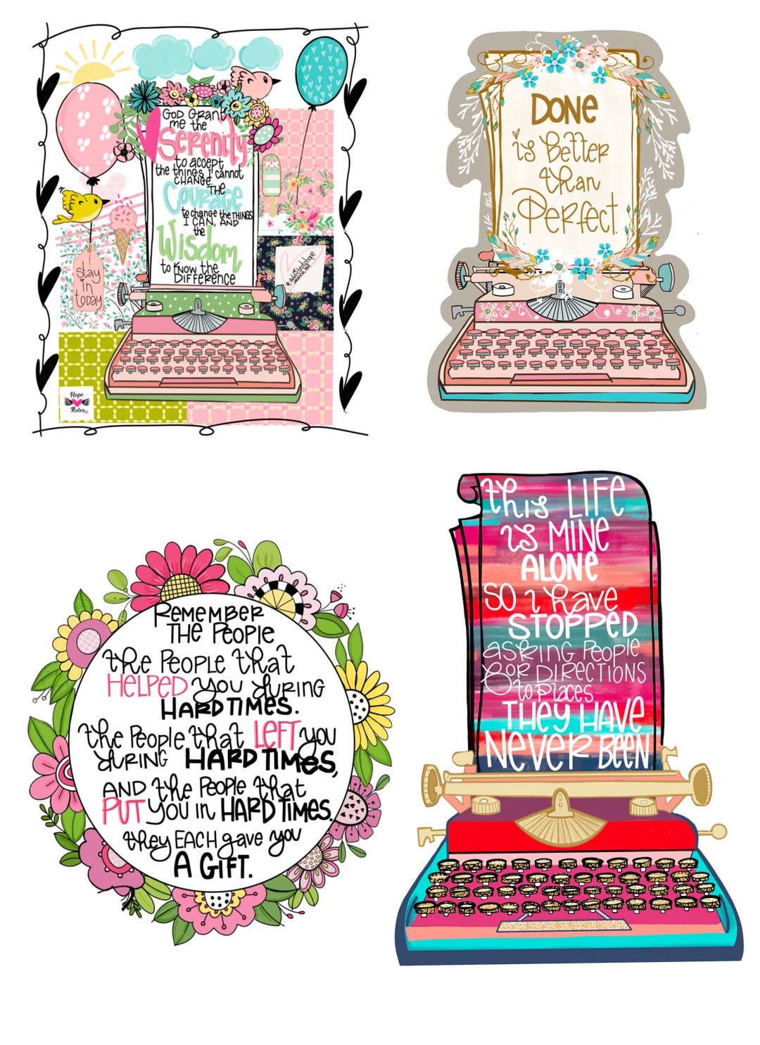 Recovery Stickers Waterproof Stickers Planner Stickers 12 Step Stickers ...