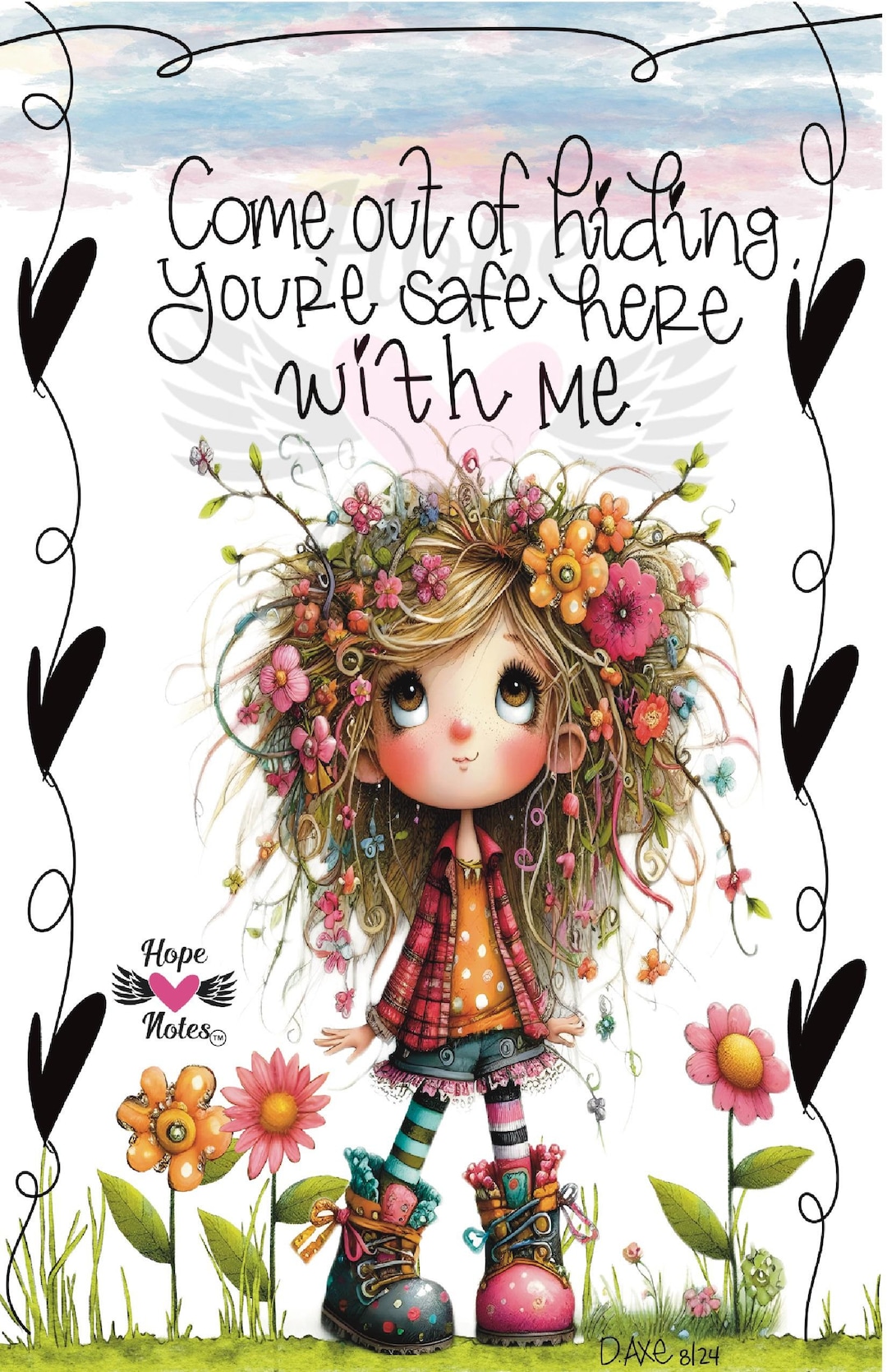 Mental Health Support Card: Encouragement, Hope Notes Series - Etsy